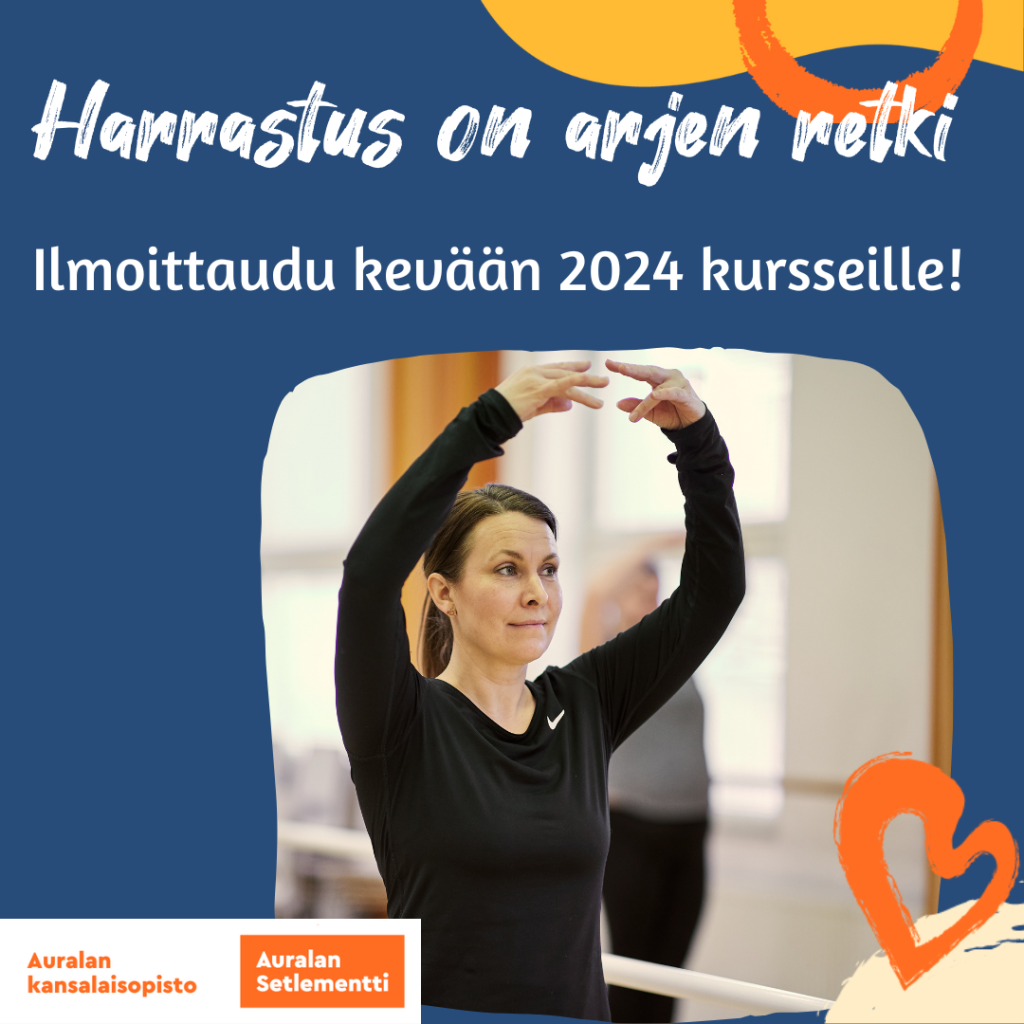 Ilmoittautuminen tammikuussa alkaville kursseille käynnissä! - Auralan ...